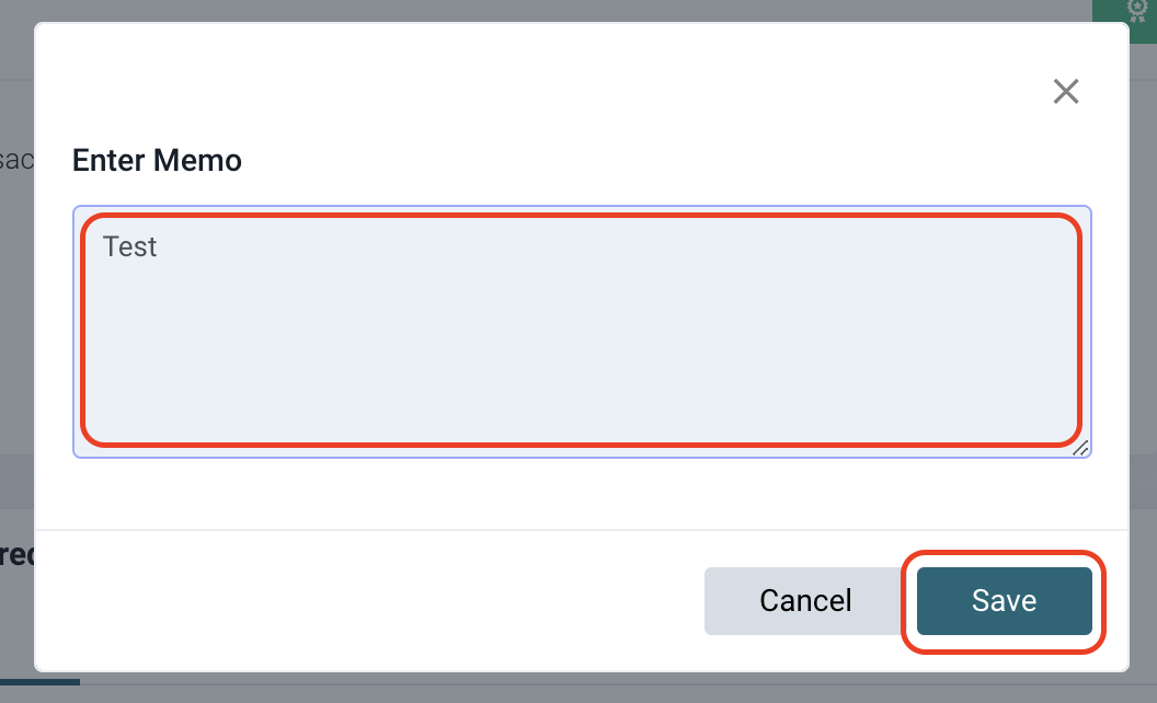 How to Add Memo in bulk – Torpago