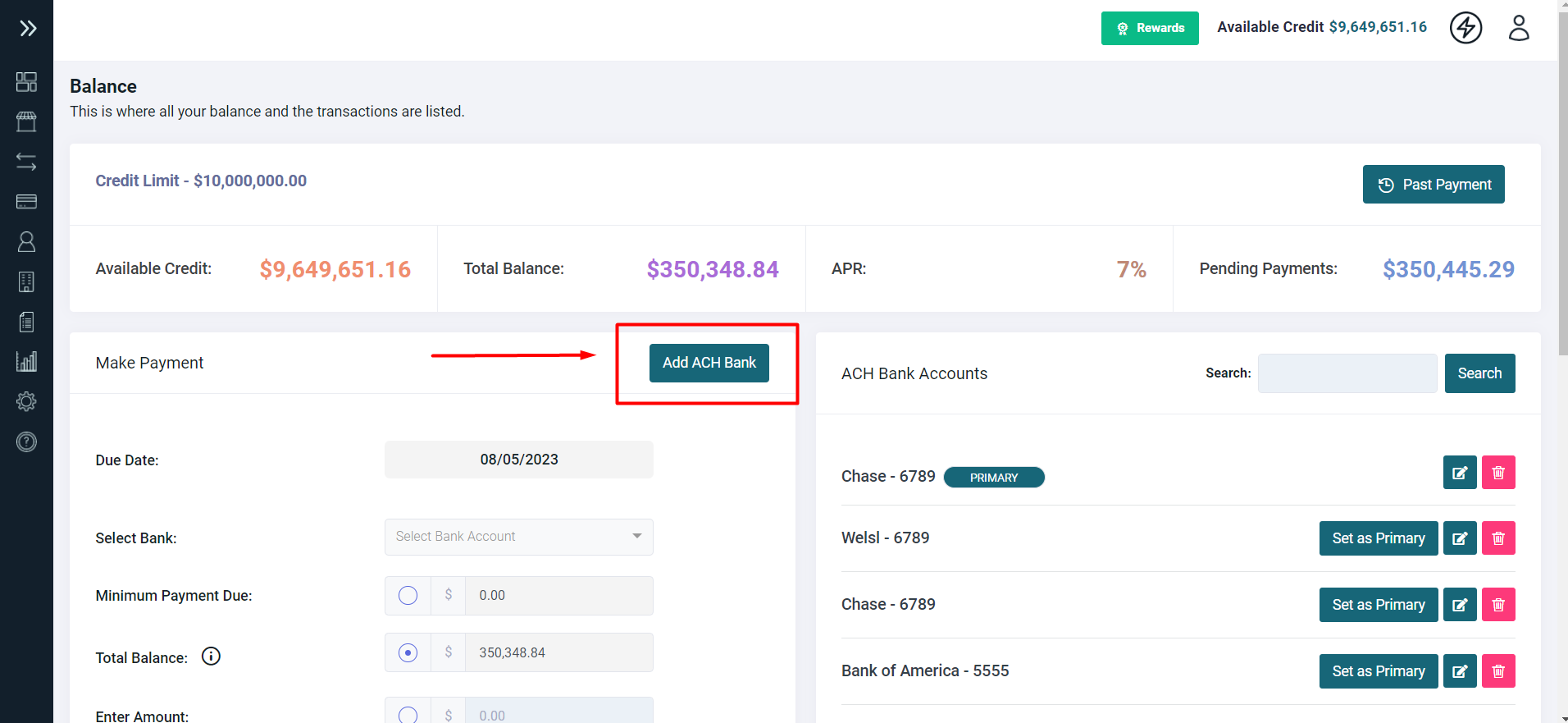 How to add a bank account for ACH payments? – Torpago